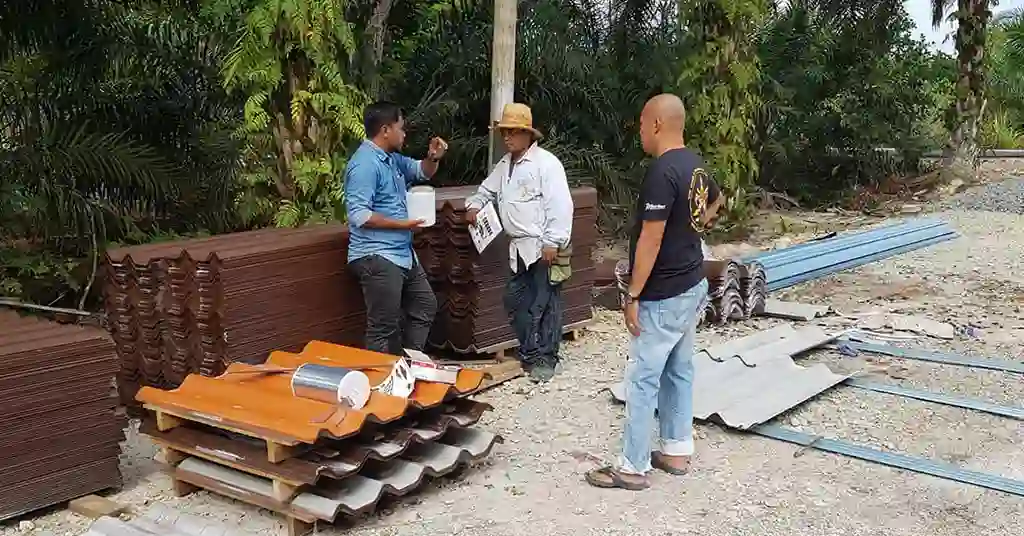 Saiz Atap Gajah, Dimensi dan Cara Kiraan