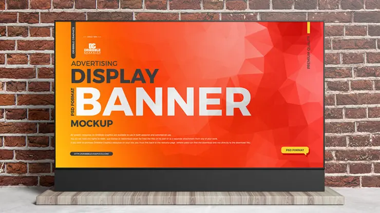 Saiz Banner Standard dalam Kaki dan cm