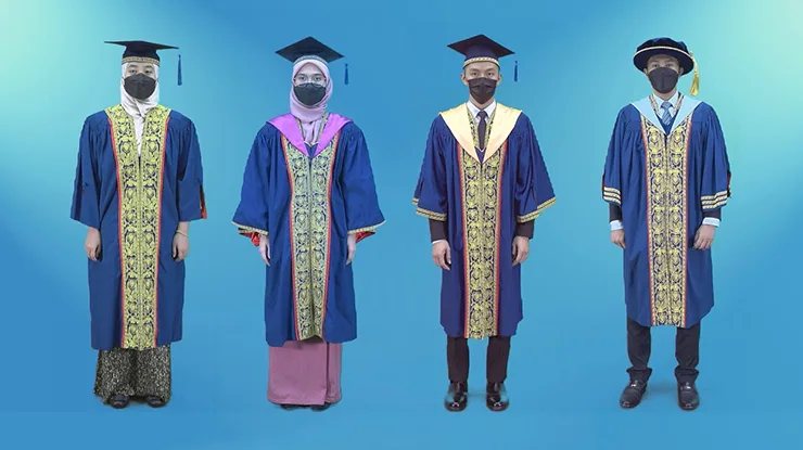 Saiz Jubah Konvo Mengikut Universiti dan Cara Ukur